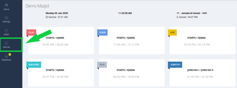 Athan Time | Masjidal