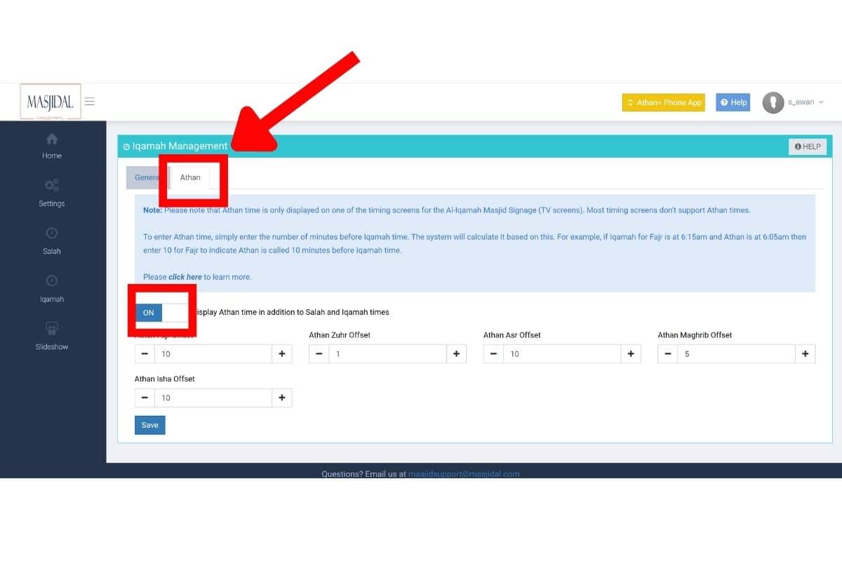 Athan Time | Masjidal